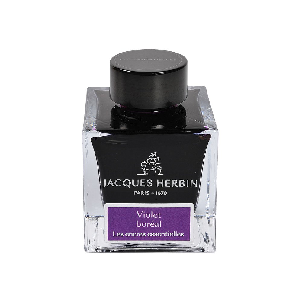 Jacques Herbin Essentielles Violet Boréal Ink - Ink Bottle - Inkt / Ink | Appelboom.com